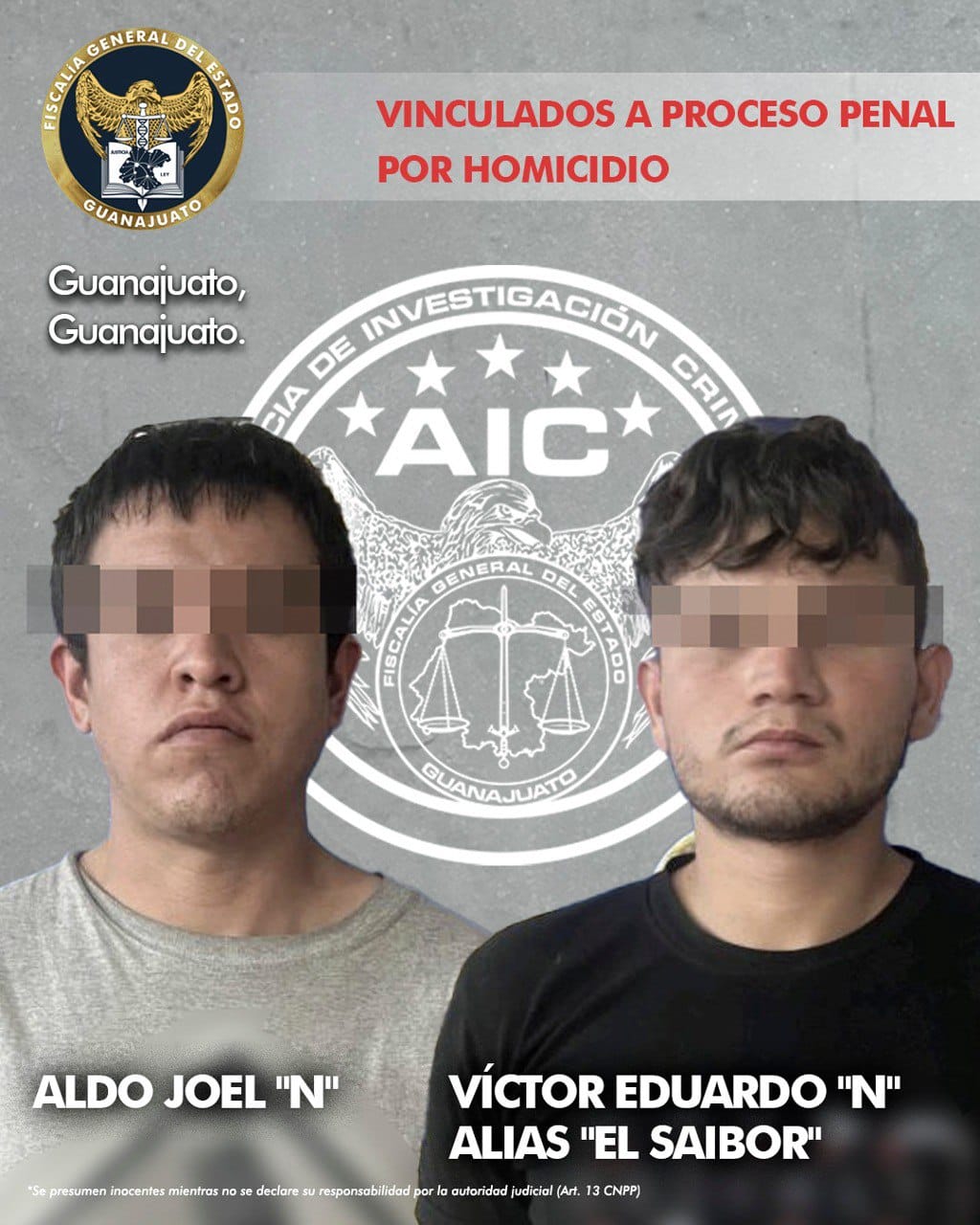Vinculados a proceso penal por homicidio en Guanajuato – PortalGuanajuato.MX