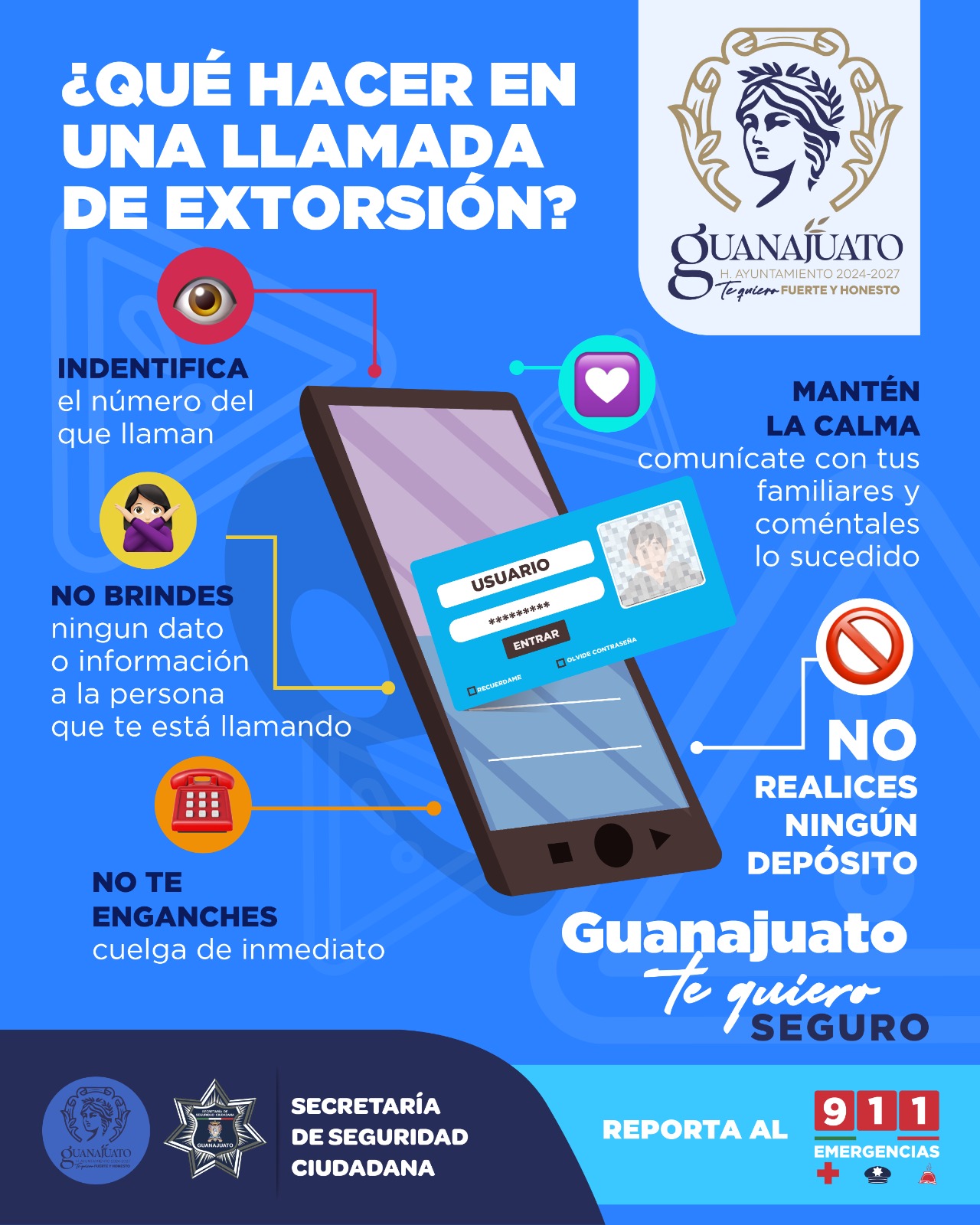 Recomendaciones para prevenir extorsiones telefónicas – PortalGuanajuato.MX
