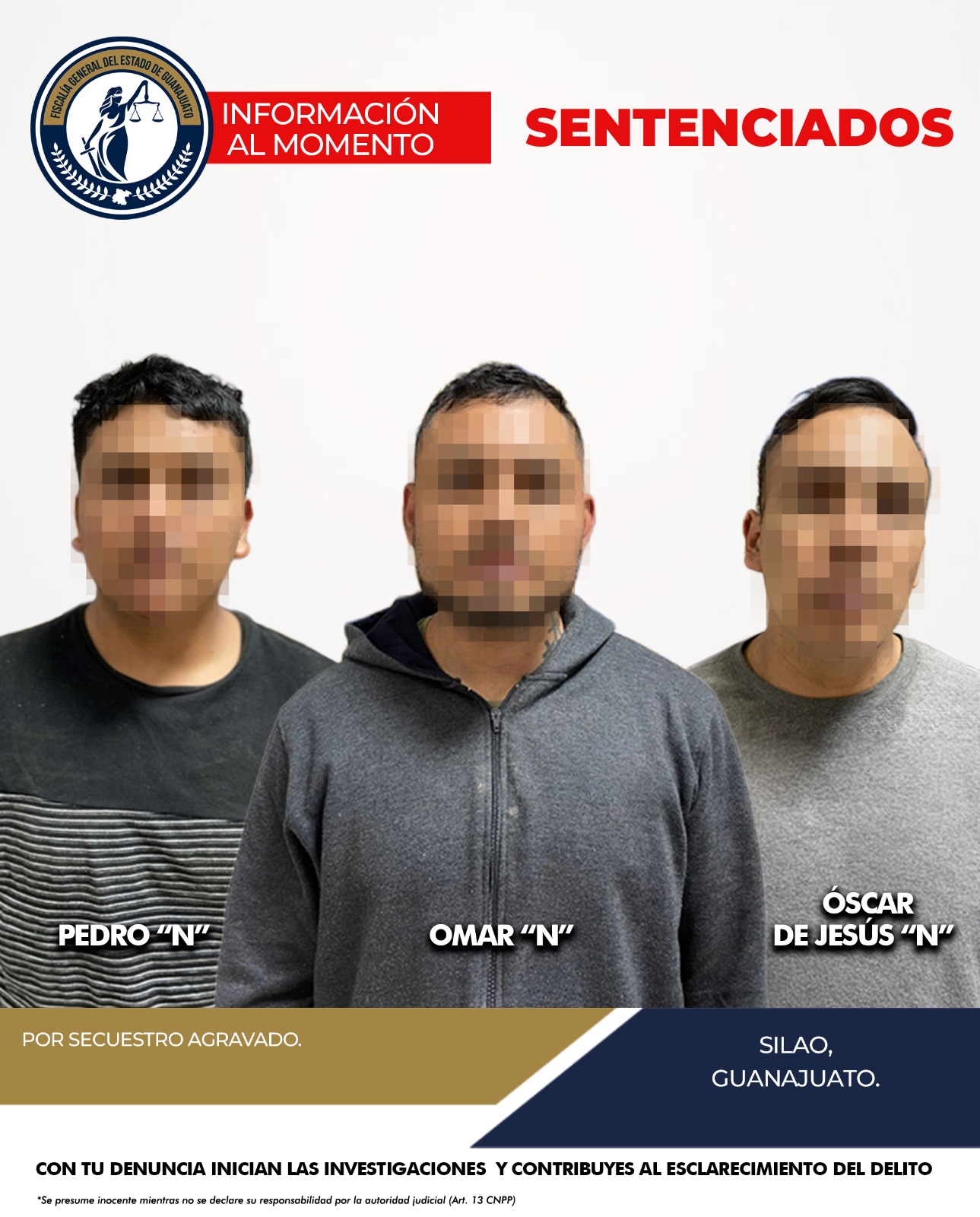Célula criminal dedicada al secuestro es condenada a más de medio siglo ...
